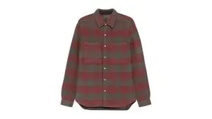 Rick Owens Wool Jumbo Plaid Outershirt