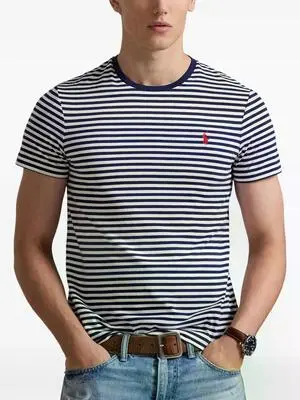 Polo Ralph Lauren Striped Embroidered Jersey T-shirt