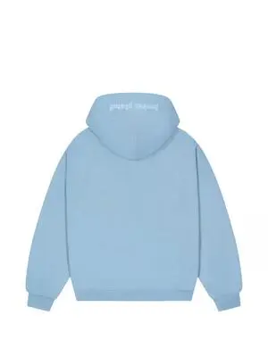 BROKEN PLANET Graphic Print Zip-up Hoodie - Blue