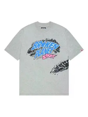 BROKEN PLANET Graphic-print T-shirt - Grey