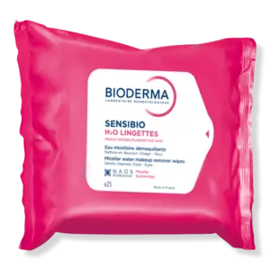 BIODERMA Sensibio H2o Wipes Face Cleanser For Sensitive Skin - One-color