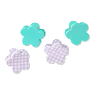 PRODUCT-OBSESSED Set Of 4 Mini Floral Claw Clips - One-color