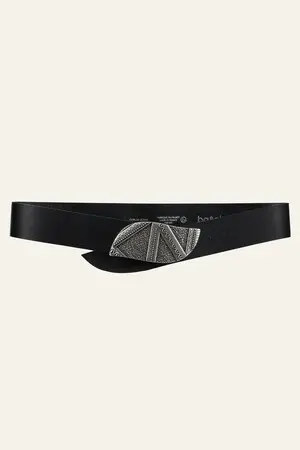 Ba&sh Beira Leather Belt - Black