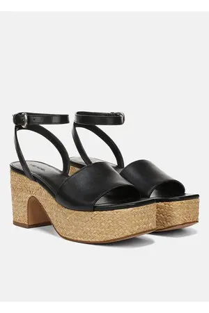 Vince Castella Leather Platform Sandal