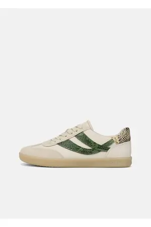 Vince Oasis Snake-embossed Sneakers - Stripe