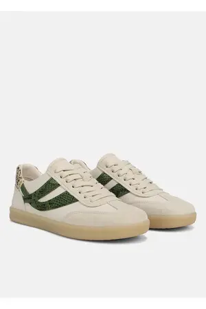 Vince Oasis Snake-embossed Sneakers - Stripe