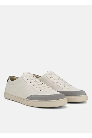 Vince Palm Leather Sneakers - Grey