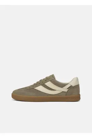 Vince Oasis Suede & Leather Sneaker - Stripe