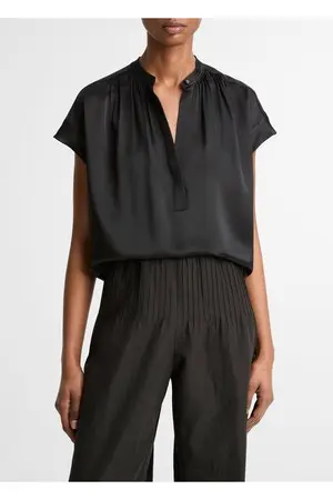 Vince Plunge Blouses