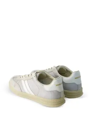 Woolrich Double U Leather Sneakers - Grey