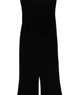 ISABEL SANCHIS Strapless Flared Jumpsuit