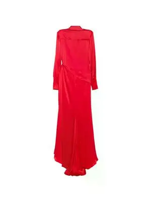 ISABEL SANCHIS Denes Maxi Dress - Red