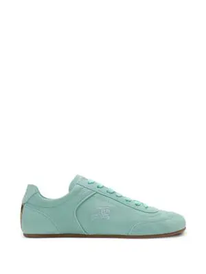 Burberry Leather Knight Runner Sneakers - Blue