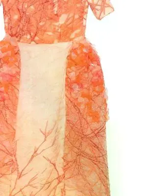 ISABEL SANCHIS Brocade Maxi Dress