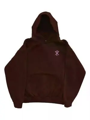 WARREN LOTAS Embroidered And Printed Hoodie - Red