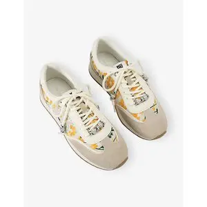 Kurt Geiger Lala Mesh And Suede Trainers