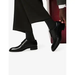 CHRISTIAN LOUBOUTIN Sartoby Leather Flat Derby Shoes