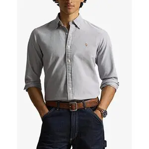 Polo Ralph Lauren The Iconic Oxford Custom-fit Cotton Shirt - Navy