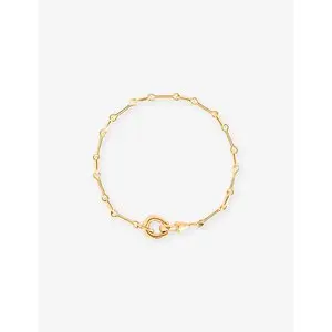 ASTRID & MIYU Link Hardware 18ct Yellow Gold-plated Chain Bracelet - 18ct Gold