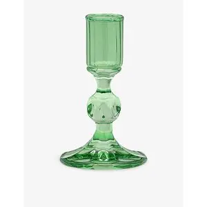 ANNA + NINA Gemma Glass Candle Holder 10.5cm - Sage