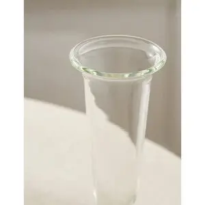 THE WHITE COMPANY Fluted Glass Vase 21.5cm