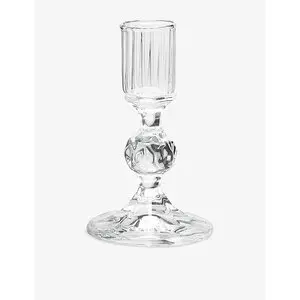 ANNA + NINA Gemma Glass Candle Holder 10.5cm - Clear