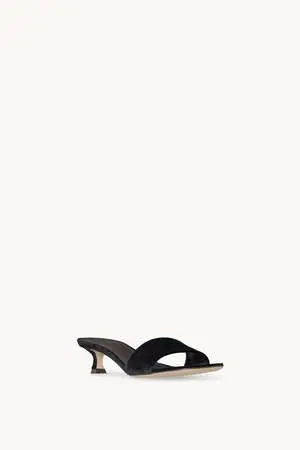 THE ROW Combo Two Velvet Slides