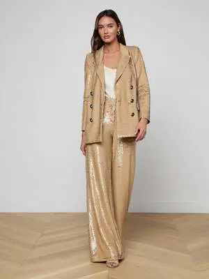 L'Agence Cambrie Oversized Blazer - Soft Camel