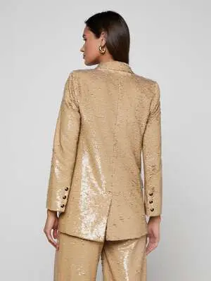 L'Agence Cambrie Oversized Blazer - Soft Camel