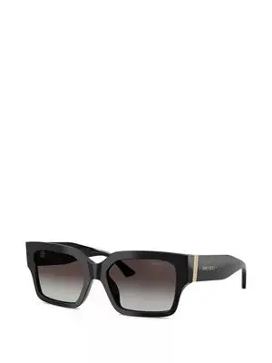 JIMMY CHOO Rectangular-frame Sunglasses