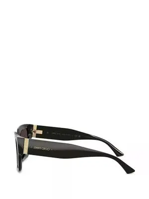 JIMMY CHOO Rectangular-frame Sunglasses