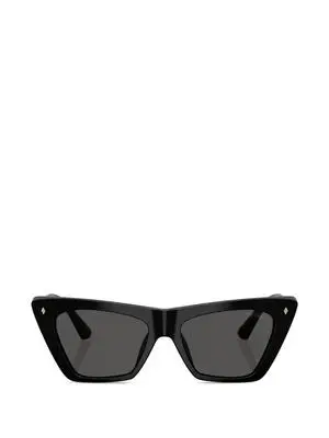 JIMMY CHOO Cat-eye-frame Sunglasses - Black