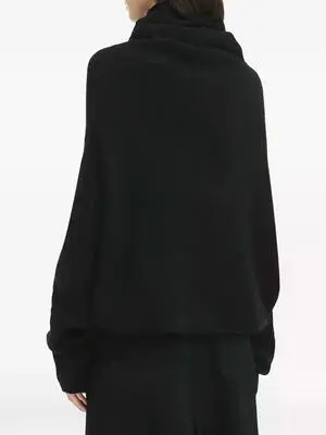 Rick Owens Funnel-neck Panelled Sweater