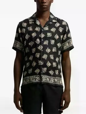 Ralph Lauren Purple Label Print-detail Shirt - Black
