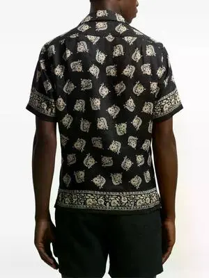 Ralph Lauren Purple Label Print-detail Shirt - Black