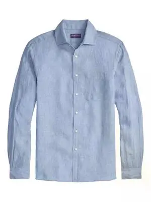 Ralph Lauren Purple Label Long-sleeve Pocket Shirt - Blue