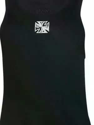Vetements Cross-logo Tank Top