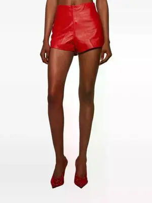 GRACE FAENA Leather Shorts