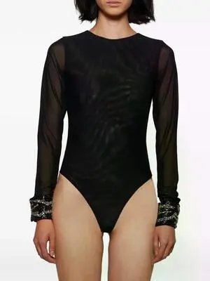 GRACE FAENA Embellished Bodysuit