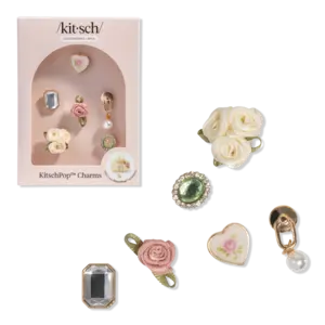 KITSCH Pop Charms 6-piece Set - Vintage Ivory