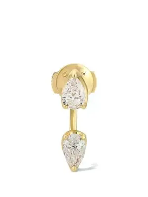 ANITA KO Large Pear Diamond Orbit Earrings - Gold