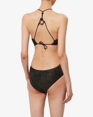 Isabel Marant Idoya Polka Dot Print Swimsuit