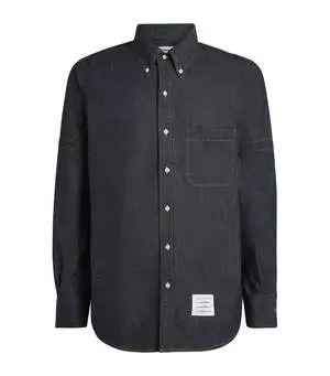 Thom Browne Denim Armband Shirt