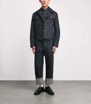Thom Browne Denim Armband Shirt