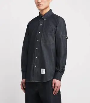 Thom Browne Denim Armband Shirt