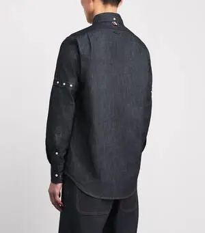 Thom Browne Denim Armband Shirt