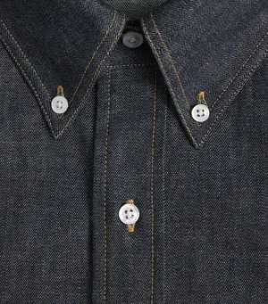 Thom Browne Denim Armband Shirt