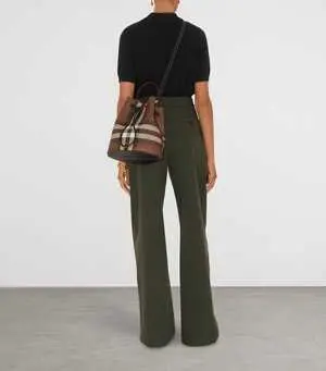 Burberry Check Bucket Bag