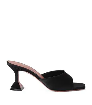 Amina Muaddi Lupita Mules 70 - Black