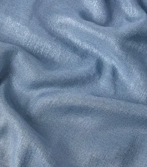 Brunello Cucinelli Cashmere-silk Blend Sparkling Scarf - Blue
